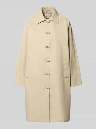 Ichi Mantel mit Umlegekragen und Eingrifftaschen Modell GEZAV