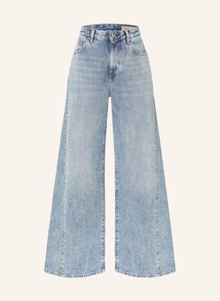 AG - Adriano Goldschmied Ag Jeans Wide Leg Jeans Helsinki blau