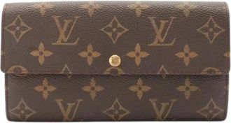 Louis Vuitton Pre-owned Long Wallet (bi-fold) - Femme - Pre-owned - Brun - Taille: ONE Size