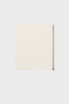 Gerard Darel Foulard en coton et lin - OLINE - Ecru