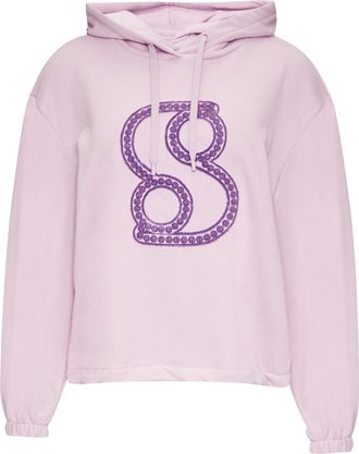 s.Oliver Kapuzen-Sweatshirt mit verstellbarem Saum Lavendel 44