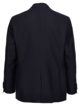 Etro Mens Blue Cotton Blazer Clothing