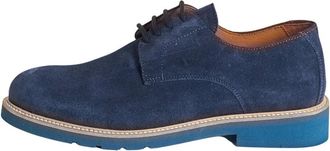 Exton Homme, Chaussures, Bleu, Taille: 42 EU Bottine &agrave; Cheville en Daim