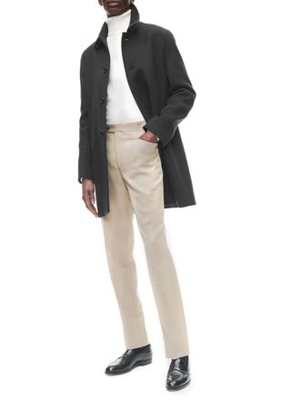Fursac Manteau en drap de laine et cachemire - Taille XXL - Homme