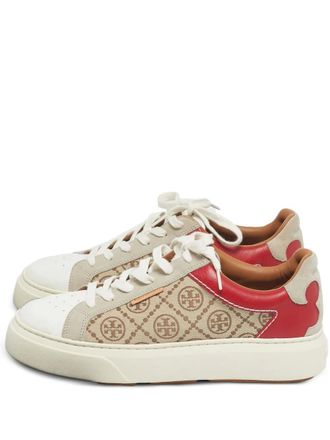 Tory Burch Ladybug Sneakers mit Logo - Nude