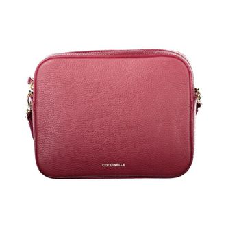 Coccinelle Rote Leder Damen Handtasche - - Bags - Damen - Rot - ONE SIZE