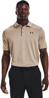 Under Armour Tech Golf Polo, (236) Sahara / / Noir, Taille S Homme