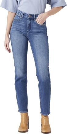 Wrangler Damen All Terrain Gear Straight Jeans, Airblue,36W / 30L