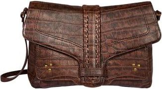 Jerome Dreyfuss Sac effet peau de crocodile en cuir
