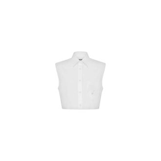 Moschino Damen, Oberteile, Wei&szlig;, MGr&ouml;&szlig;e