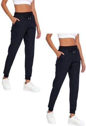 Comeor Jogginghose Damen -Baumwolle Sporthose, Trainingshosen, Freizeithosen, Sweatpants (2-tlg)