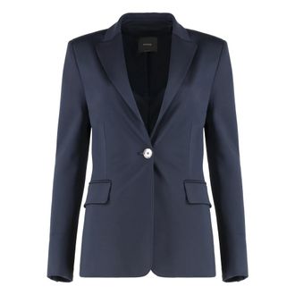 Pinko Elegantes- einreihiges Jackett mit Reverskragen - - Jackets - Damen - Blau - L