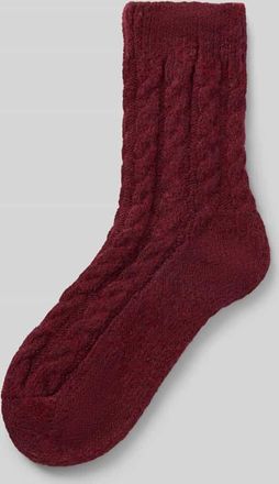 Camano Socken mit Zopfmuster Modell Cosy