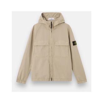 Stone Island Homme, Vestes, Beige, Taille: XL Hooded Jacket