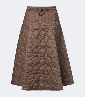 Brunello Cucinelli Jupe midi matelass&eacute;e