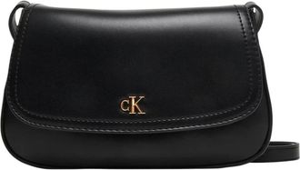 Calvin Klein Femme, Sacs, Noir, Taille: ONE Size Monogram Flap Camera Bag