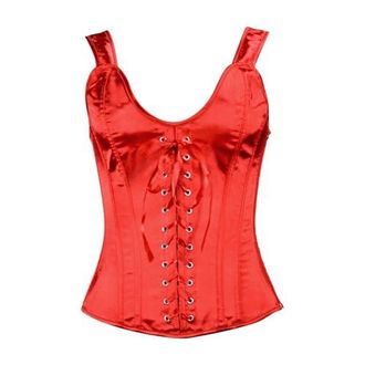 Generic Corset Femme Ventre Plat, Gilet Uni, Corset, Soutien-Gorge &Agrave; Queue De Poisson, Fermeture &Agrave; Nouer Sur Le Devant, Fermeture &Eacute;clair Sur Le C&ocirc;t&eacute;, V&ecirc;tement