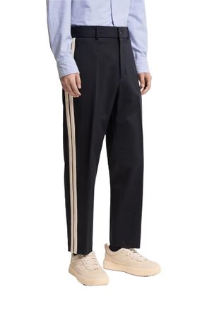 Moncler Mens Pantalon Technique Archivio Bleu Marine Blue Trousers