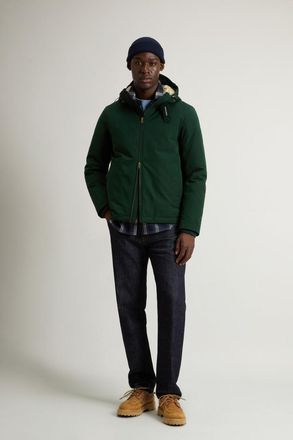 Woolrich Herren Jacke Pacific aus Mountain Cloth Grün Größe XXL