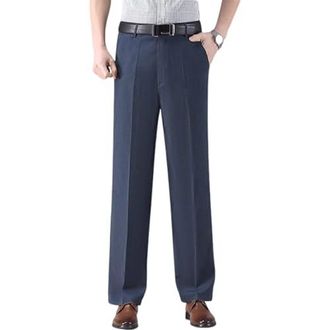Generic Pantalon de travail extensible pour homme, s&eacute;chage rapide, l&eacute;ger, d&eacute;contract&eacute;, confortable, pantalon de golf, bleu, 8XL