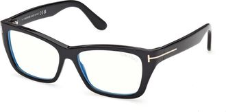 Tom Ford unisex, Accessoires, Noir, Taille: 54 MM Butterfly Optical Frame