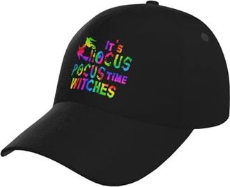 Generic Casquette De Baseball Cest LHeure du Hocus Pocus, Les Sorci&egrave;res Chapeau De Golf Classique D&eacute;contract&eacute;e Casquette Trucker, pour Gar&ccedil;on, Camping, Les Lo