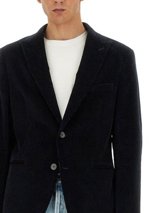 Tonello Single-Breasted Jacket - Blue