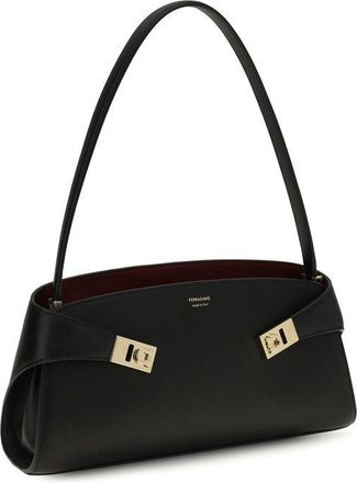 Ferragamo Hug Shoulder Bag - Black