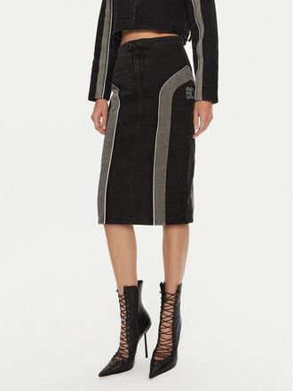 Miss Sixty Jeansrock 6L3KJ0460000 Schwarz Regular Fit