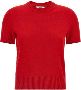 Ferragamo Pull Col Rond - Rouge
