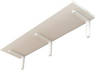 Generic Schwimmende Regale, Wandregal, dekoratives Wandregal für Schlafzimmer, Wohnzimmer, Küche, Badezimmer Ivory 30 * 100cm