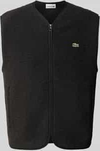 Lacoste Weste mit Logo-Applikation