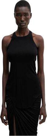 Rick Owens Femme, Tops, Noir, Taille: 42 FR Hauts sans manches