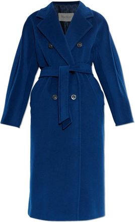 Max Mara Femme, Manteaux, Bleu, Taille: 32 FR Madame Coat