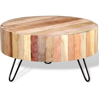 vidaXL Couchtisch Altholz Massiv Vidaxl