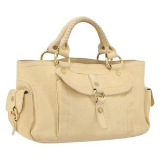 Celine Sac &agrave; main vintage Pre-owned - Femme - Pre-owned - Beige - Taille: ONE Size