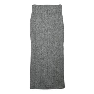 Etro Femme, Jupes, Gris, Taille: 40 FR Jupe longue avec fentes lat&eacute;rales