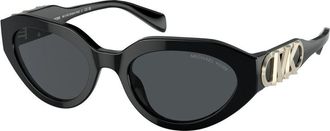 Michael Kors Schwarze Acetat-Sonnenbrille