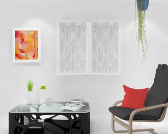 Soleil d'Ocre Paar von gebrochen Vize 45x90 Maud Grau, Polyester, 45x90 cm