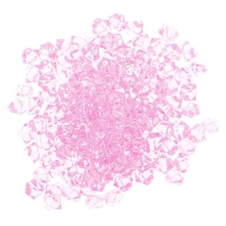 Valiclud 300 St&uuml;ck Acryl Eisw&uuml;rfel Deko Kristalle Vase F&uuml;ller f&uuml;r Party Tischdeko und Blumenarrangements Realistische K&uuml;nstliche Eissteine mit Gl&auml;nzender Oberf