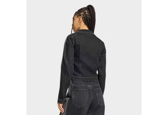 adidas Originals Outdoorjacke SST 2.0 DENIM f&uuml;r Erwachsene, mit Rei&szlig;verschluss, aus Baumwolle