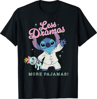 Disney Stitch & Scrump Less Dramas, More Pajamas Sleepy Time T-Shirt