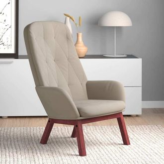 vidaXL Chaise de relaxation Gris clair Velours Vidaxl