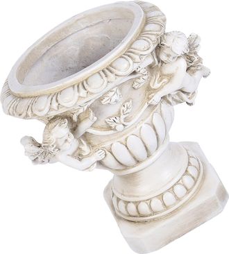 Hemoton 1 St&uuml;ck Engelsvase Engelendekor Engel Pflanzer Gro&szlig;er Topf Blumenk&uuml;bel Im Freien Cherub-gartenpflanzgef&auml;&szlig;e Im Freien Engeltopf Engel-pflanzent&ouml;pfe Blu