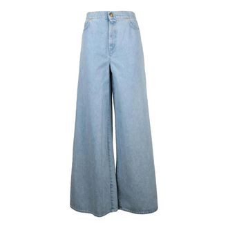 Max Mara Femme, Jeans, Bleu, Taille: 40 FR Jean large