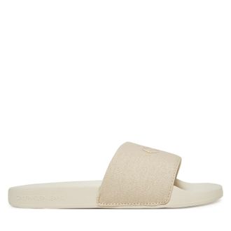 Calvin Klein Jeans Pantoletten Calvin Klein Jeans Slide Monogram Wn YW0YW01835 &Eacute;cru