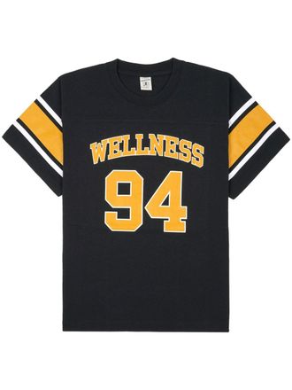 Sporty & Rich t-shirt Wellness à imprimé 94 - Noir