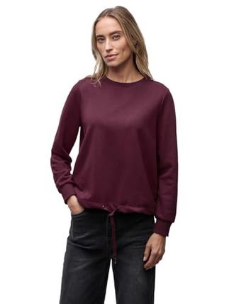 Street One 3015691 Sweat à col Rond, Rouge Noble, 48 Femme