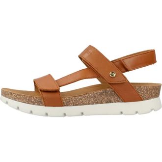Panama Jack Femme, Chaussures, Brun, Taille: 38 EU Velcro Flat Sandales