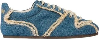 Moschino unisex, Chaussures, Bleu, Taille: 40 EU Denim sneakers